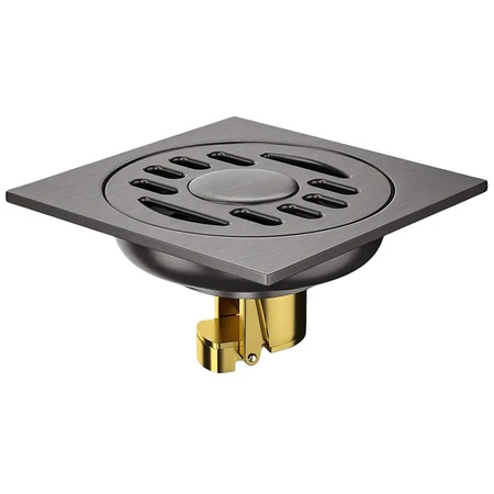 Scurgere pentru podea de dus, GOSTOCK®, Otel inoxidabil, 10 x 10 cm ...