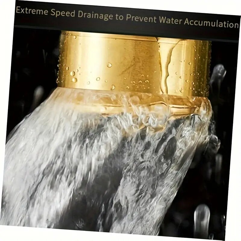 Scurgere pentru podea de dus, GOSTOCK®, Otel inoxidabil, 10 x 10 cm ...