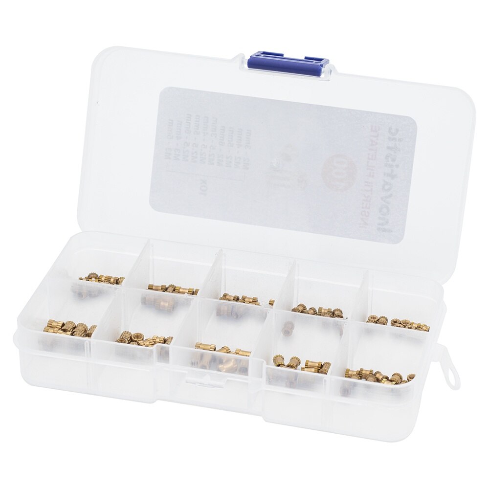 Set 100 insertii filetate, M2/M2.5/M3, piulite pentru piese printate 3D ...
