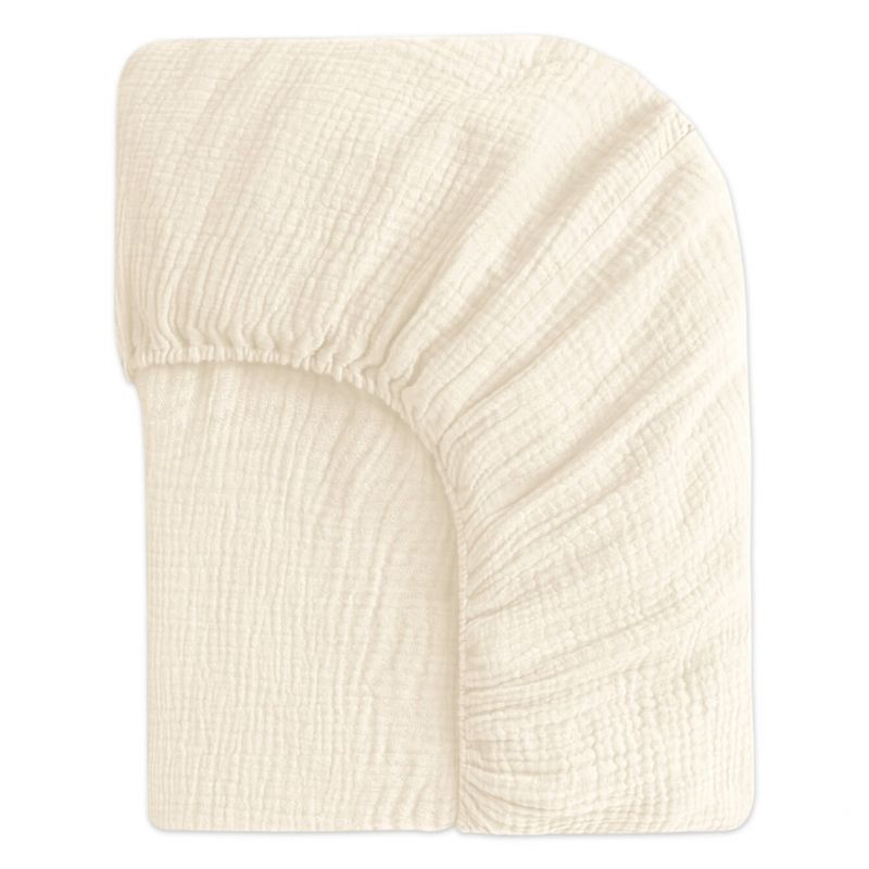 Set 2 cearceafuri din muselina cu elastic roata pentru patut cosleeper ...