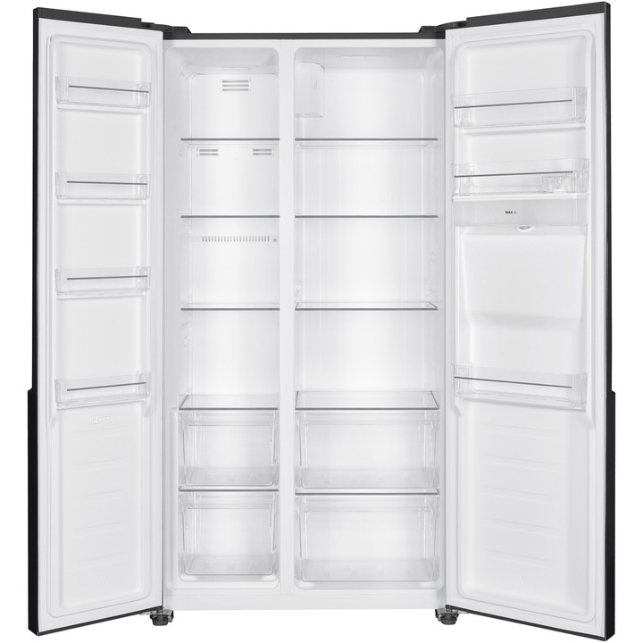 Side by side Heinner HSBS-HM422NFGBKE++, 442 l, No Frost, Clasa E ...