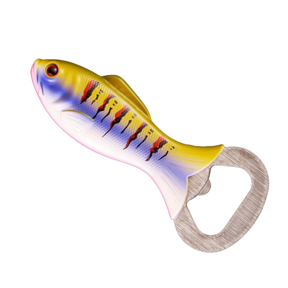 Deschizator de sticle forma de peste, ochi 3D, multicolor - eMAG.ro