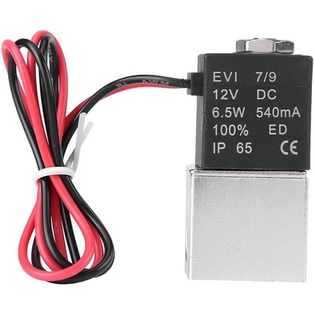 Electrovalva pneumatica, Xuigort, Alama / Inox, 12V DC, 1/4" NPT, 2 cai ...