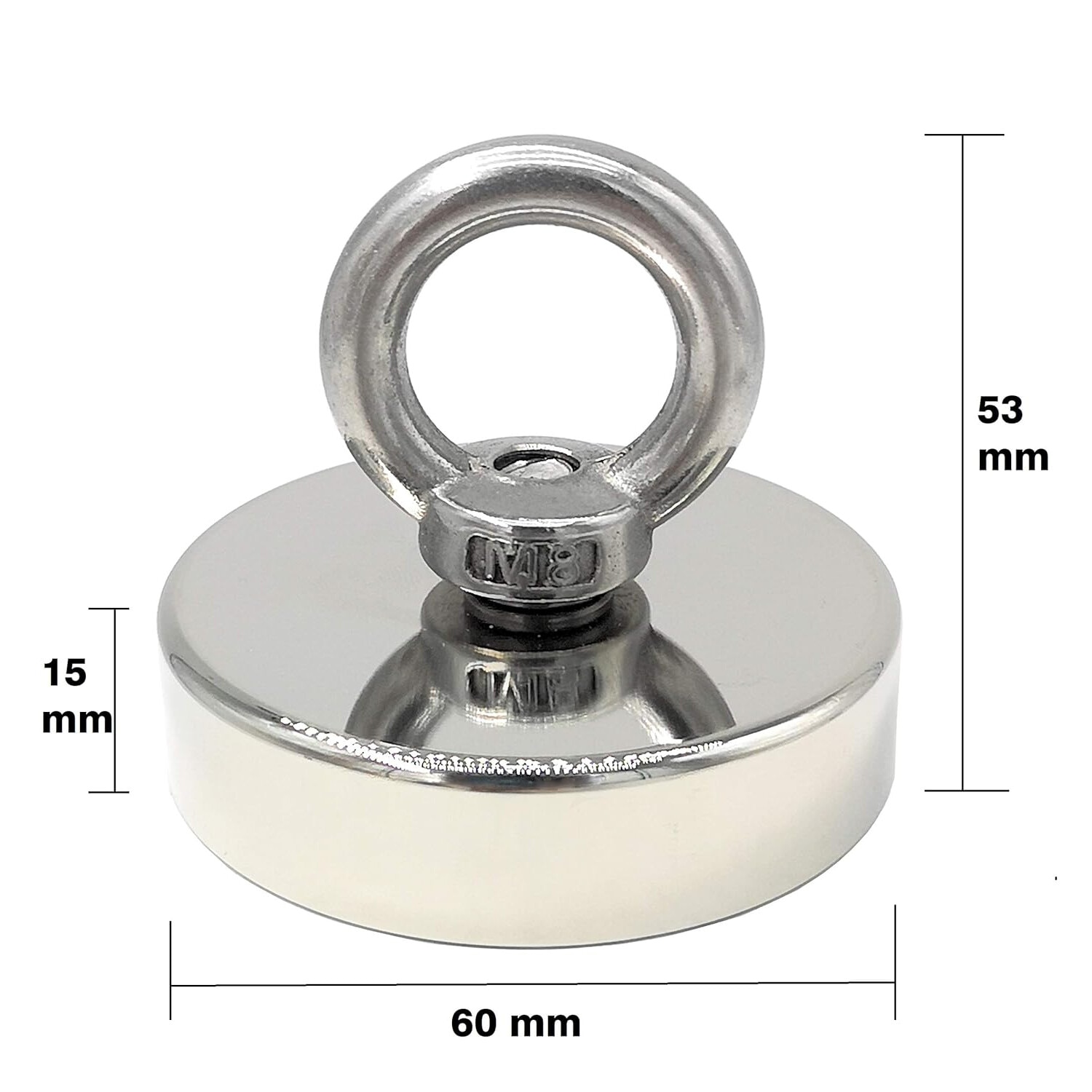Magneti rotunzi neodim, Tovbmup, putere mare, cu suruburi, 5x2cm - eMAG.ro