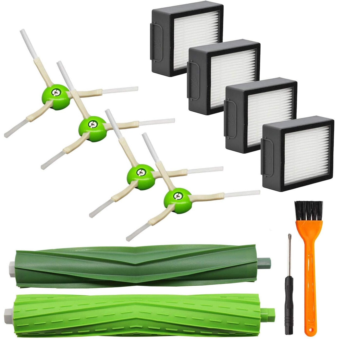 Комплект от 9 броя резервни части за прахосмукачка iRobot Roomba i7 i3 ...