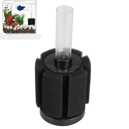 Filtru bio din spuma pentru acvariu, pentru pesti mici si Betta, 10.5 ...