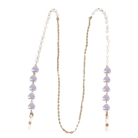 Lant pentru ochelari, pentru femei, design elegant, mov - eMAG.ro