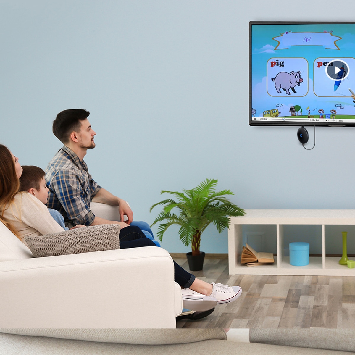 Adaptor wireless display Tovbmup G12, 4K, HDR, suport Airplay/Miracast ...