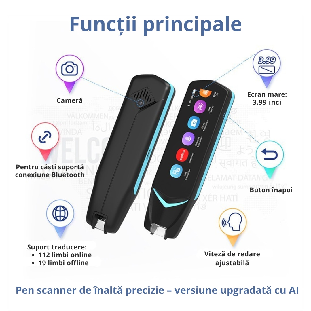 Translator inteligent cu AI pentru traducere vocala, text si imagini ...