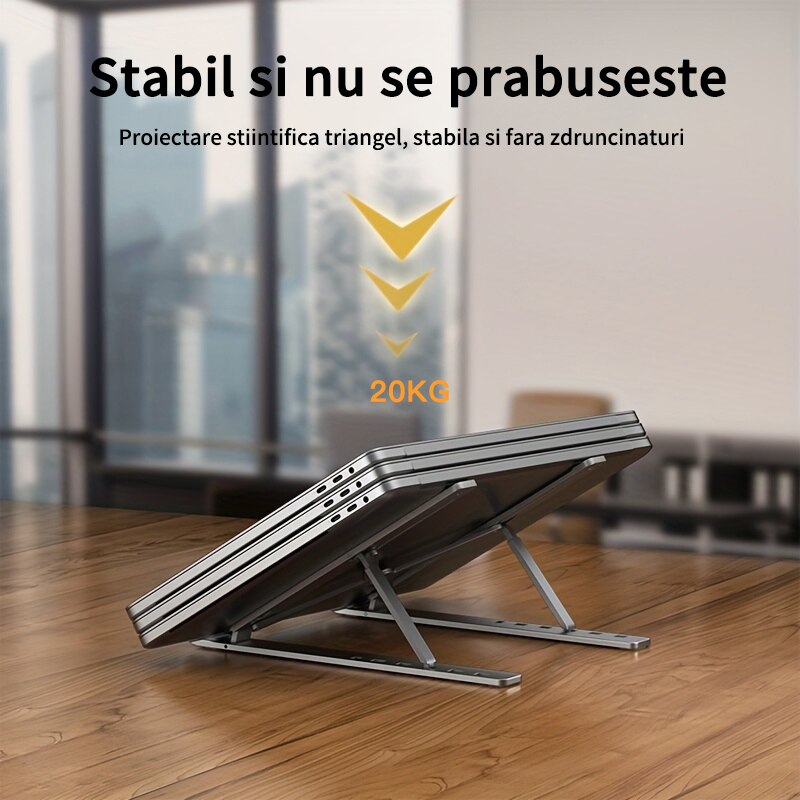 Suport pentru Laptop, Bolongking, Baza pliabila, unghi reglabil ...