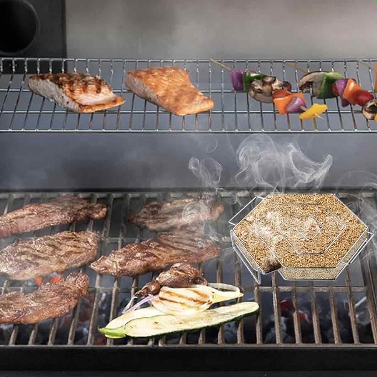 Generator de fum rece, Forma spirala, Inox, 21x18x5cm, Multifunctional ...