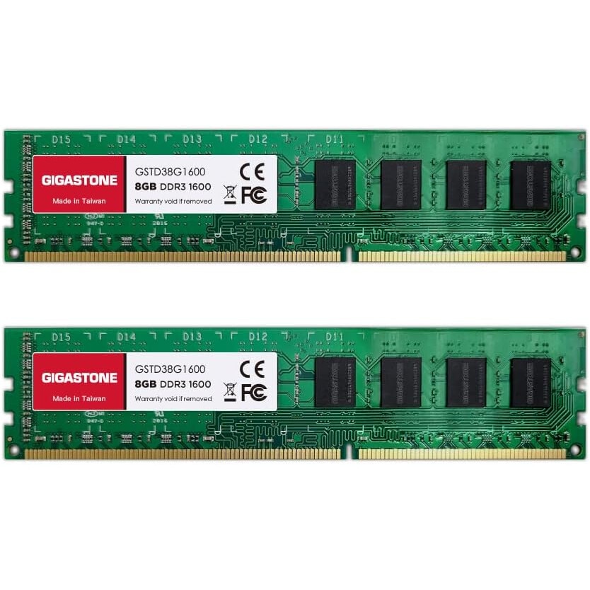 Memorie Ram Desktop Gigastone 16 GB, DDR3, 1600MHz, Dual Channel Kit ...