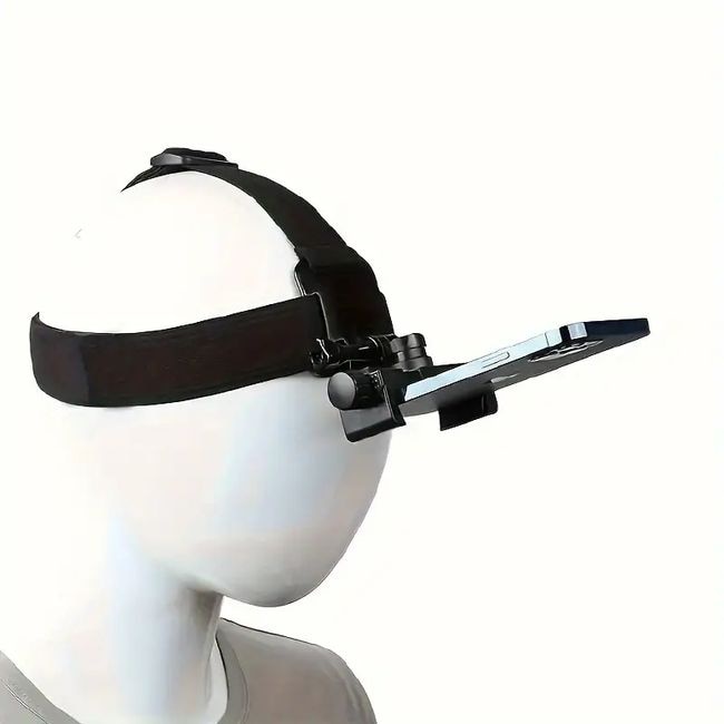Suport telefon pentru cap, Rotire orizontala si verticala, Universal ...