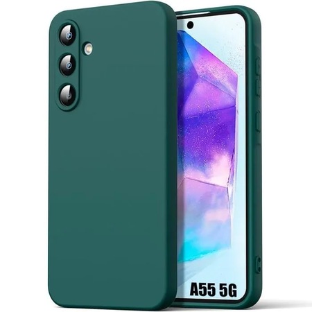 Husa PCS compatibila cu Samsung Galaxy A55 5G, Verde mat - eMAG.ro