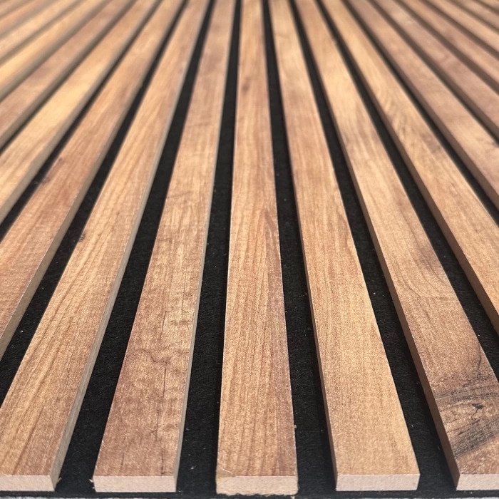 Panou riflaj decorativ acustic, 60 x 275 cm, stejar - eMAG.ro