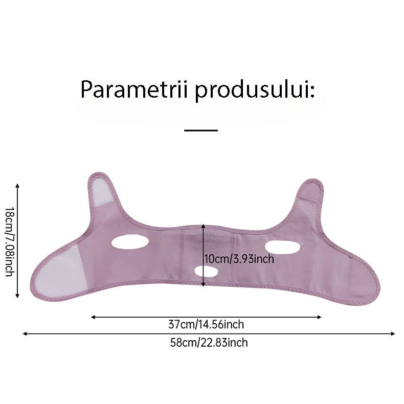 Masca lifting facial ESensio® V-Line FL02 pentru conturare fata, barbie ...