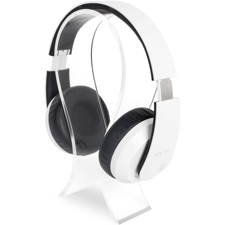 Suport pentru casti, FomoX, Acril, Transparent - eMAG.ro