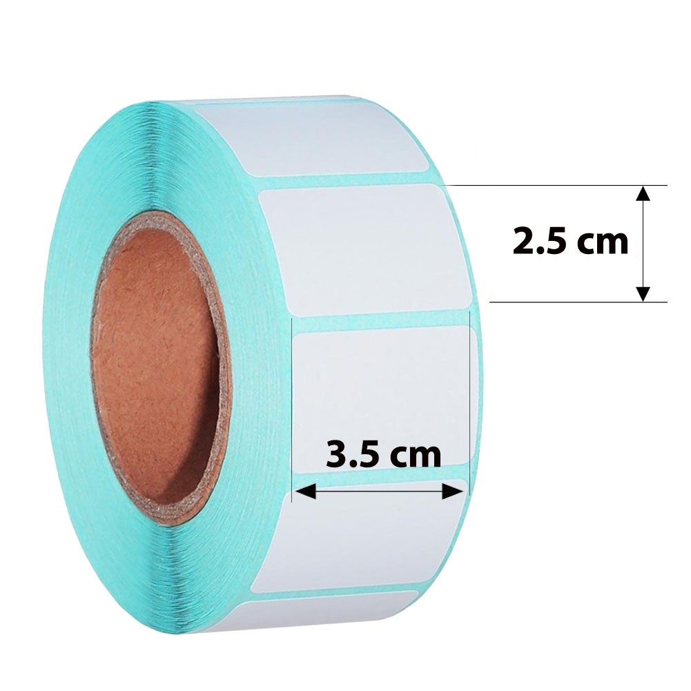 Etichete autoadezive direct termice, albe, 35x25 mm, rola 800 etichete ...