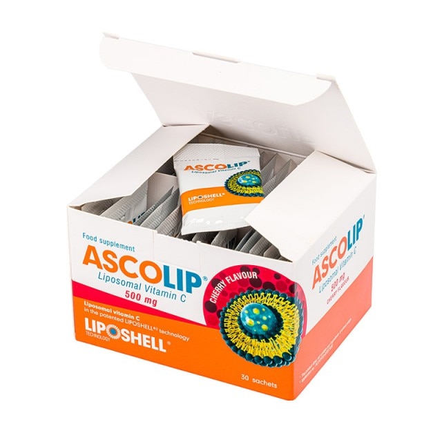Vitamina C Lipozomala 500 mg LIPOSHELL®, COPII /ADULTI (30 plicuri ...