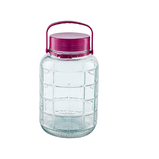 Borcan Sticla cu Capac Plastic 3L, Art of Dining by Heinner - eMAG.ro
