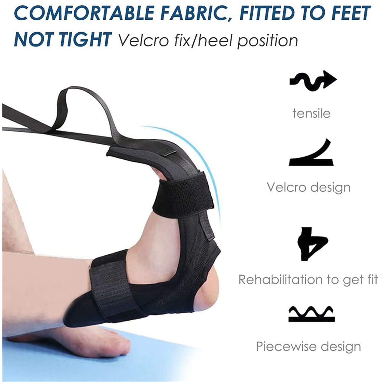 Curea de intindere pentru picioare Tovbmup, flexibilitate, tratament ...