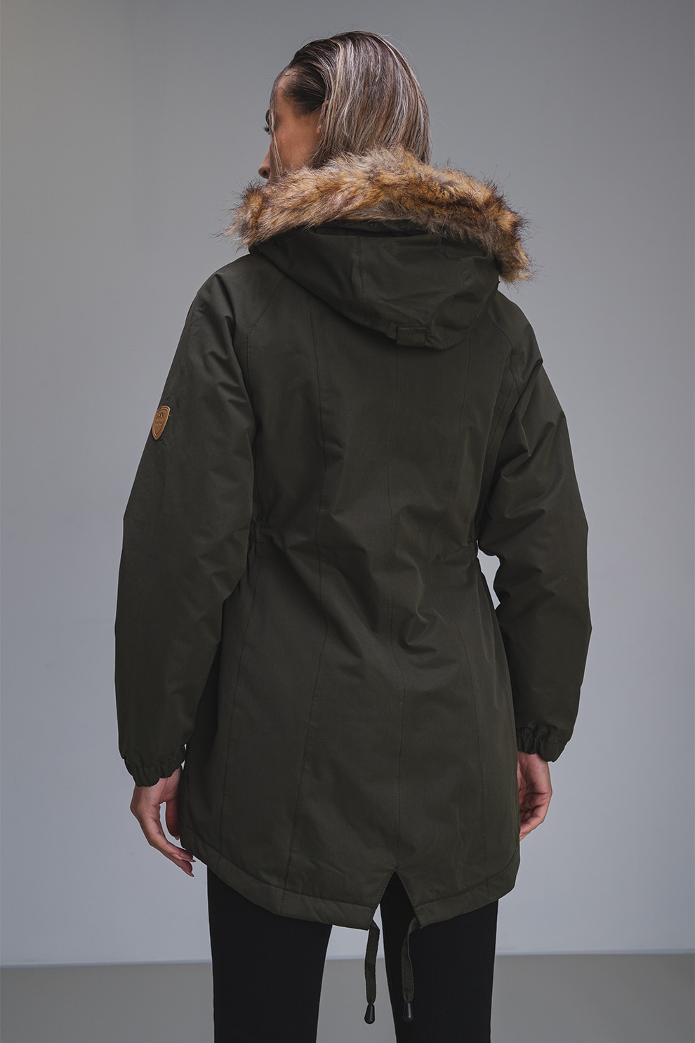 Trespass, Geaca parka impermeabila Celebrity, Negru, Verde marin, Camel ...