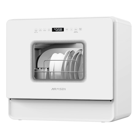 AIRMSEN mini mosogatógép, víztartály 5 literes, 6 program, gyorsmosás ...