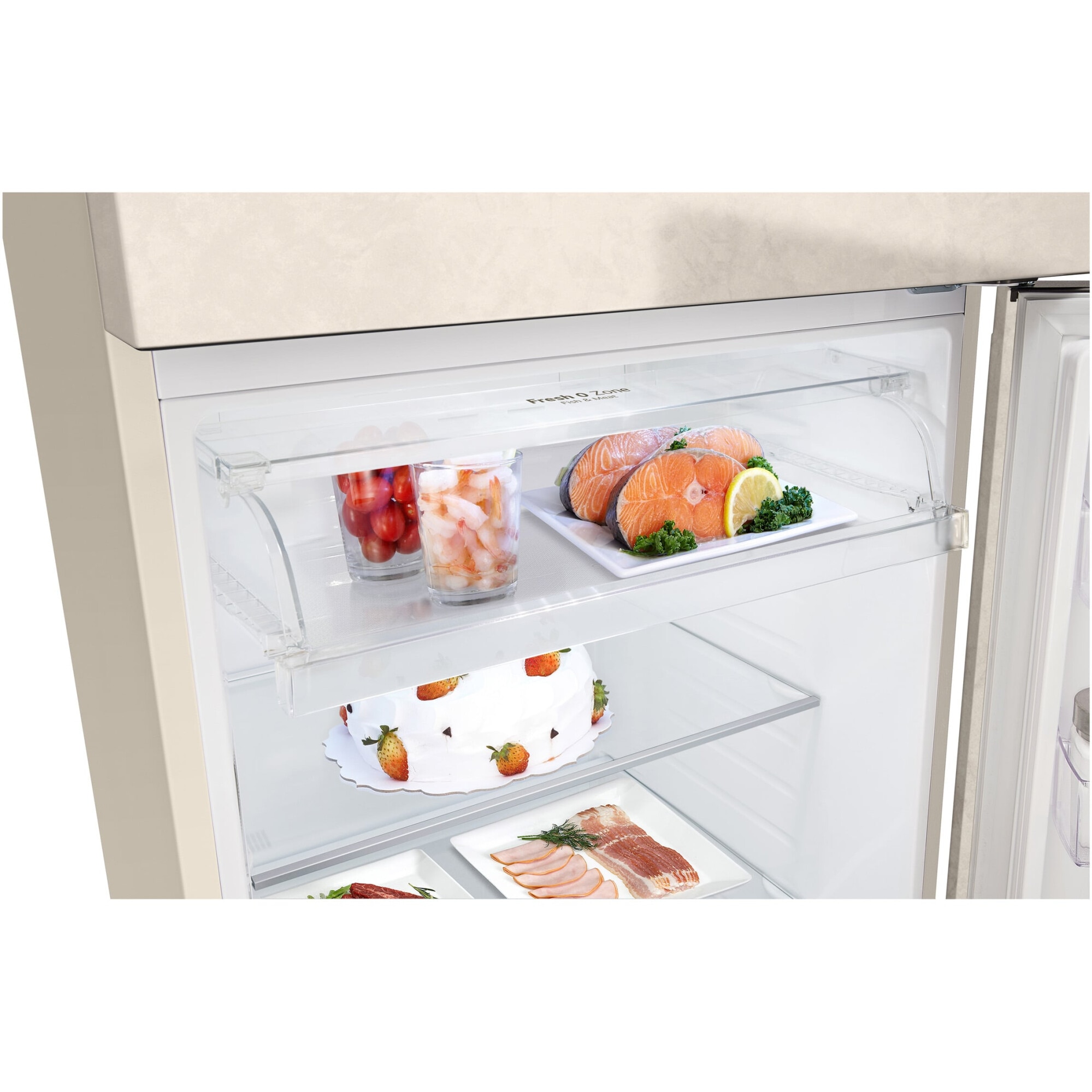 Frigider cu doua usi LG GTBV44SEBKD, 461 l, No Frost, Linear Cooling ...