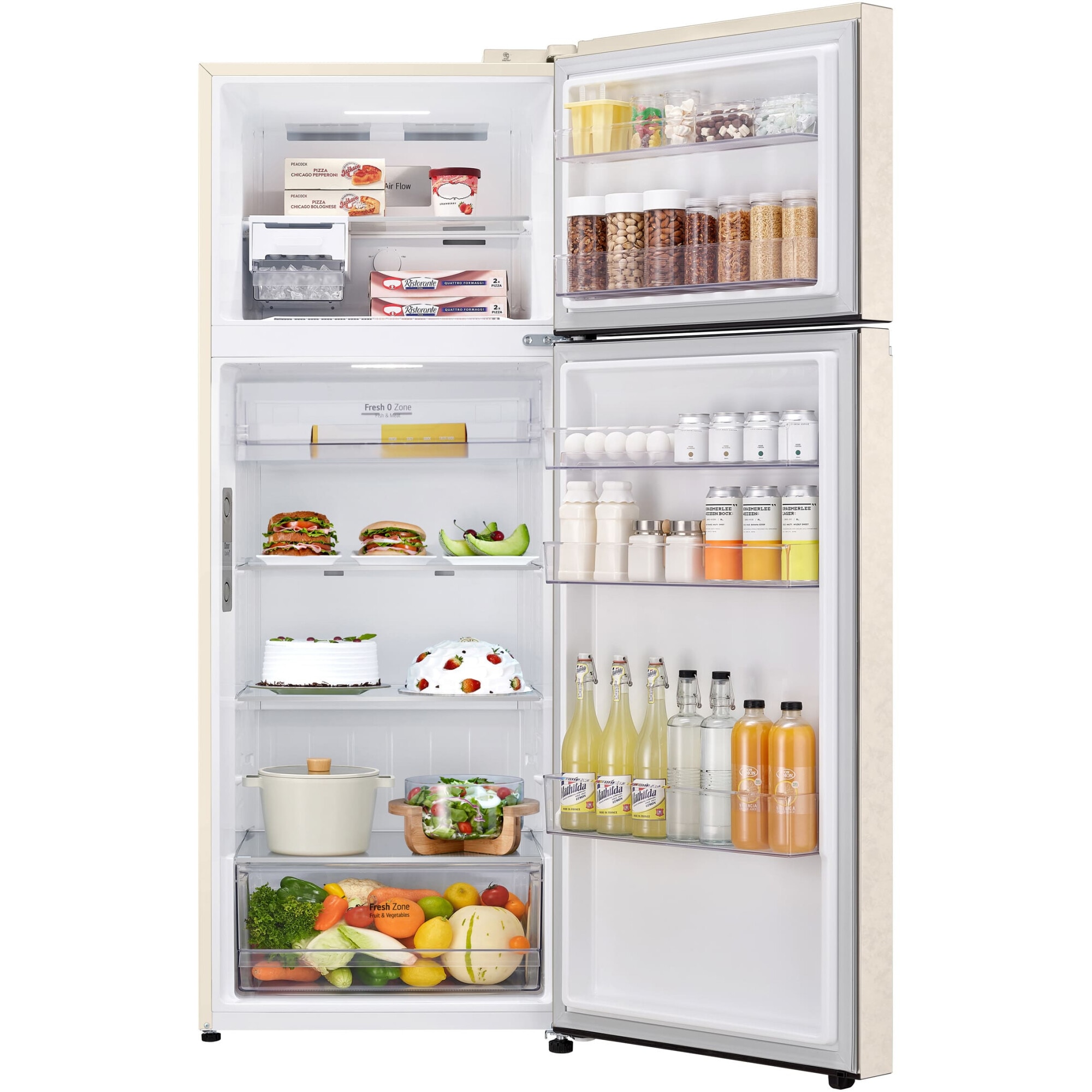 Frigider cu doua usi LG GTBV44SEBKD, 461 l, No Frost, Linear Cooling ...
