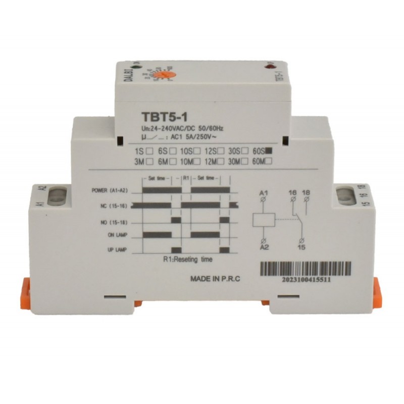 Releu de Timp, Montaj pe Sina Din, TBT5-1 - eMAG.ro