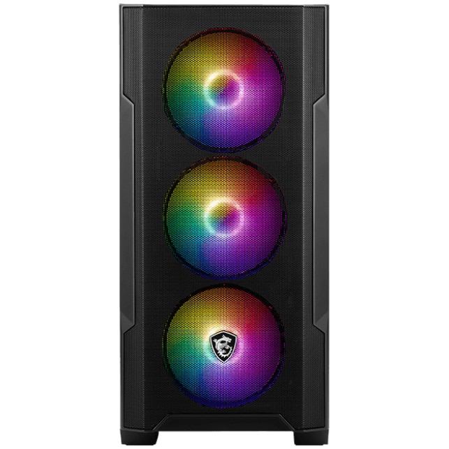 Carcasa MSI MAG FORGE M100A D60, Micro ATX Tower, RGB, Sursa 600W ...