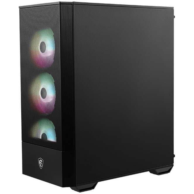 Carcasa MSI MAG FORGE 112R, Mid-Tower, RGB, Negru - eMAG.ro