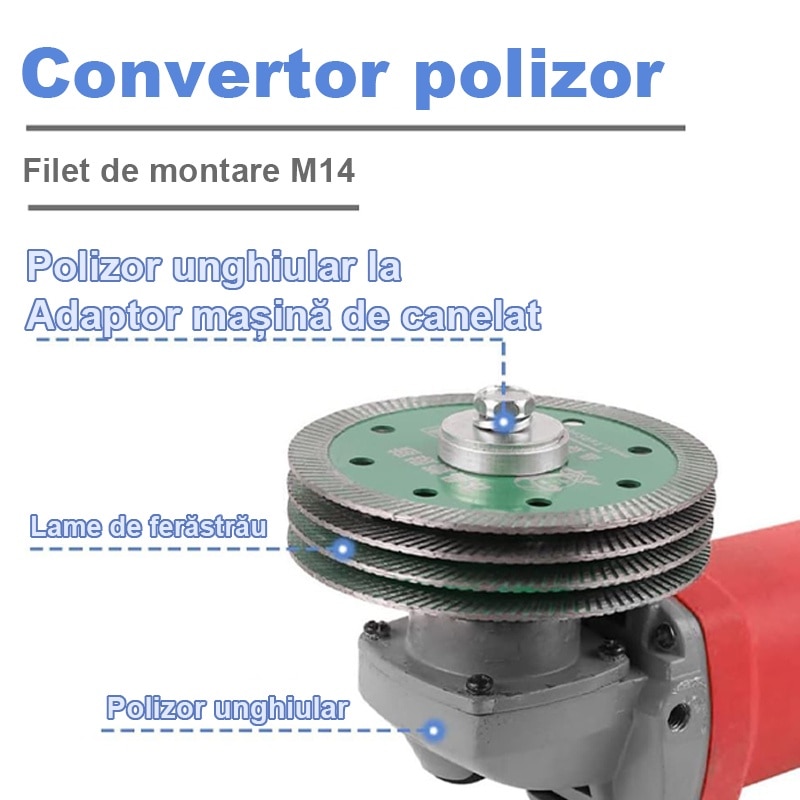 Adaptor M14 de discuri multiple pentru polizor unghiular, Rqiurpn ...