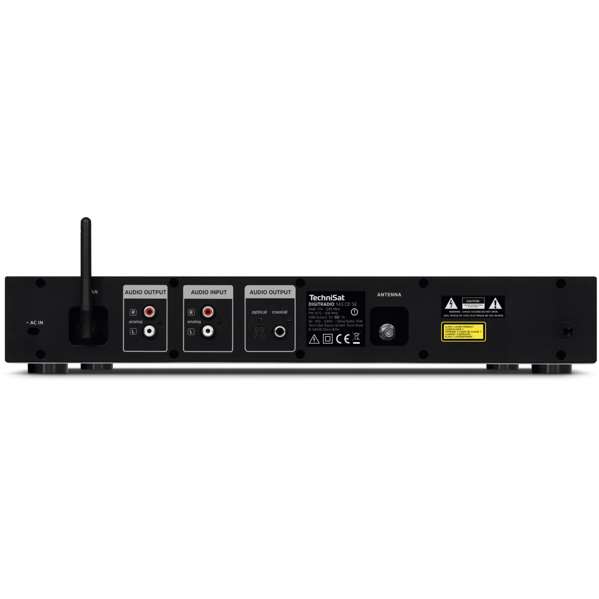 Radio Hi-Fi modern cu CD TechniSat DIGITRADIO 143 CD (V3) - DAB+, FM ...