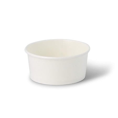 Set 50 cupe biodegradabile inghetata, carton alb, 100 ml/ 4 oz - eMAG.ro