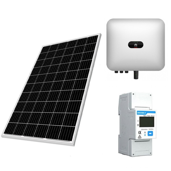 Kit Sistem Fotovoltaic 5.28kW Monofazat, Invertor Huawei 5kW, 12 Panouri Canadian Solar 440W ...