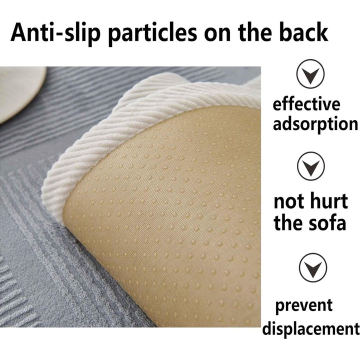 Husa protectie canapea, SINBINTA, La moda, simplu, Moale si elastic, Anti-alunecare, Impermeabil ...