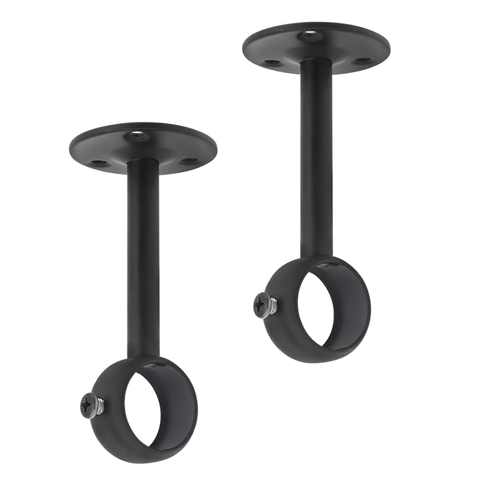 Set 2 suporturi pentru tija de perdea, SINBINTA, Suport de montare pe ...