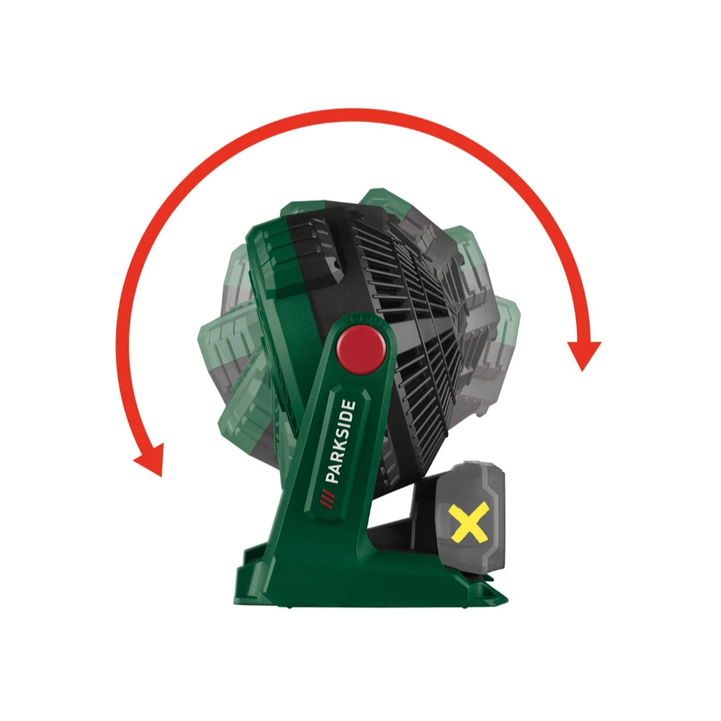 Ventilator Parkside pe acumulator, 20 V, doua trepte de viteza – fara ...