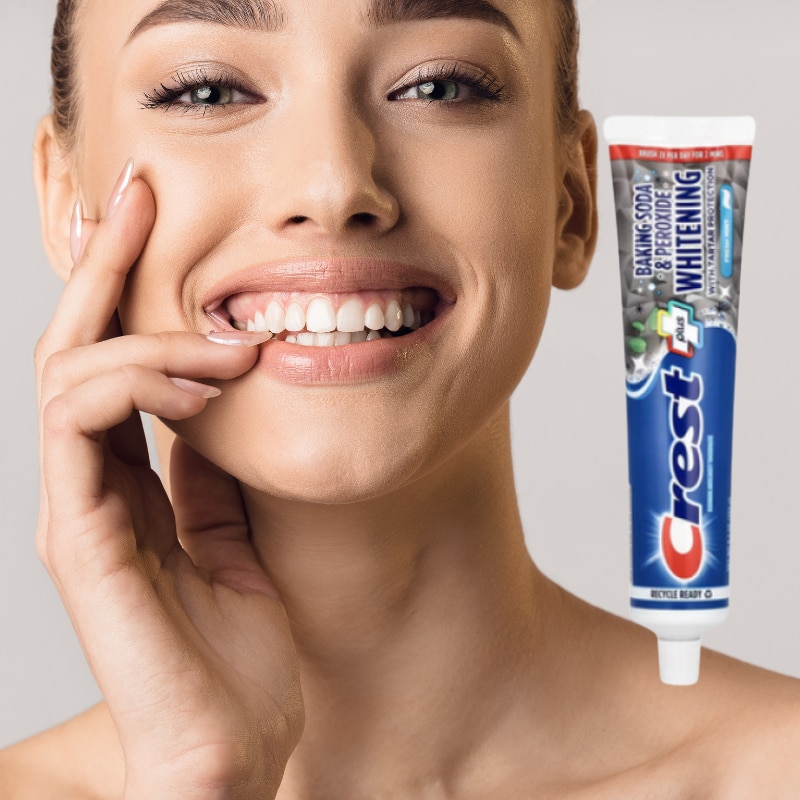 Pasta de dinti pentru albire, Crest, Indeparteaza Petele De Suprafata ...