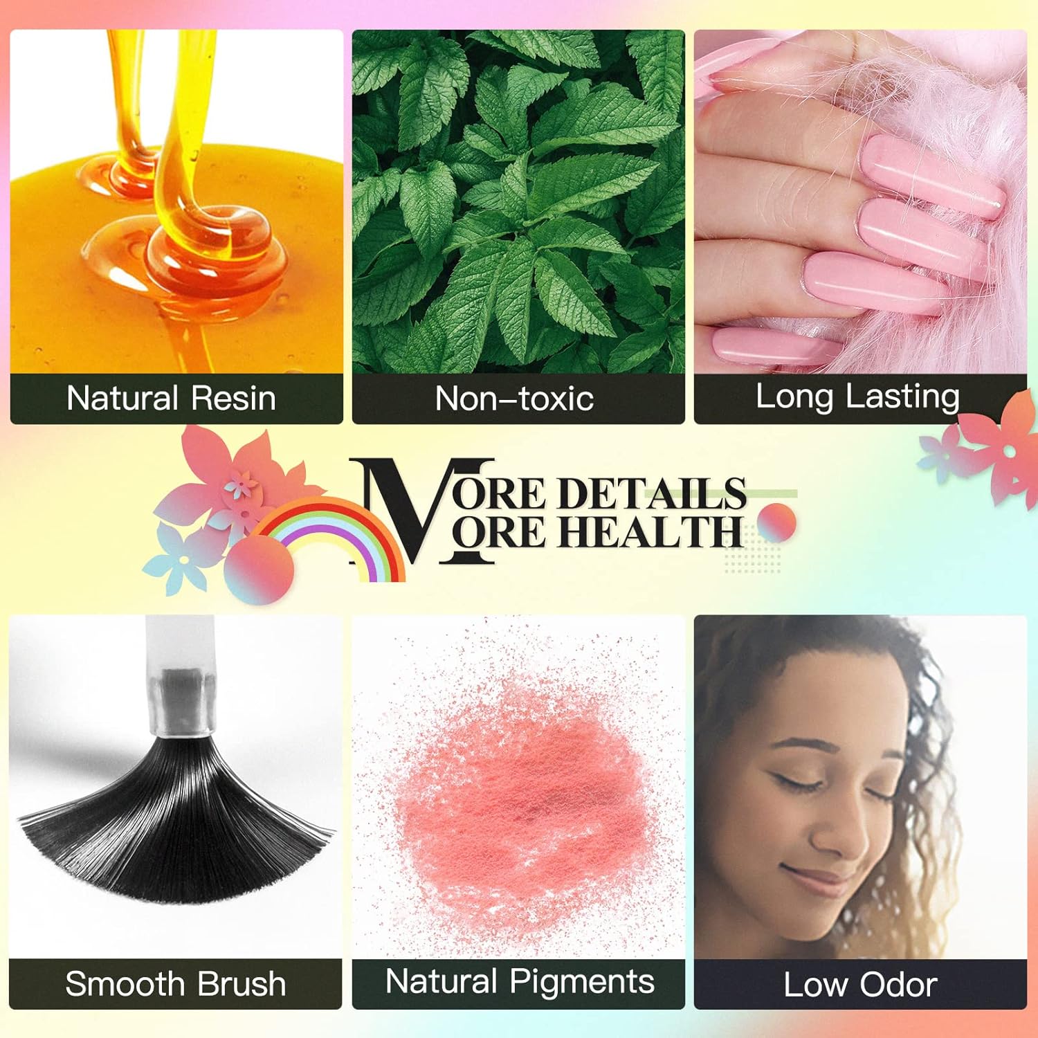 Set Oja Gel pentru Unghii, 10 Culori UV - Kit pentru Manichiura Acasa ...