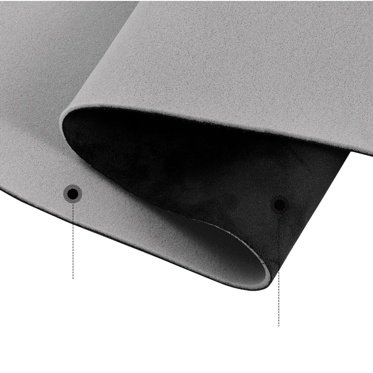 Material plafon auto tip alcantara negru, Malex Tapiterie Import, 1x1.5 ...