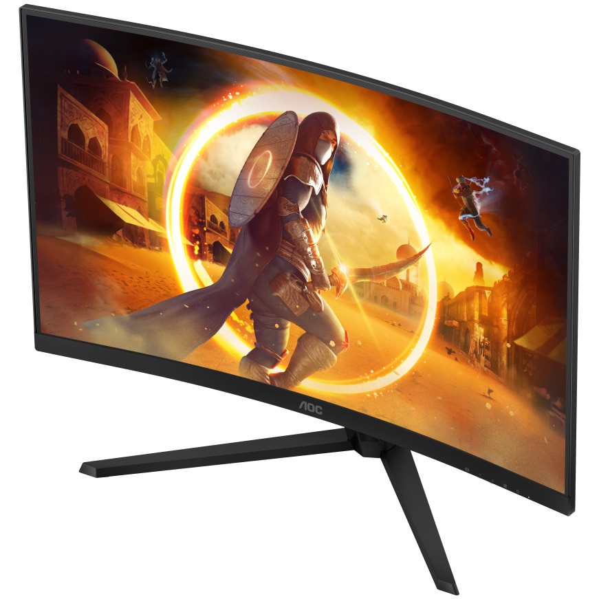 Monitor Gaming AOC, Curbat, 31.5", VA, QHD, 180Hz, 1ms, 0.5ms, HDR10 ...