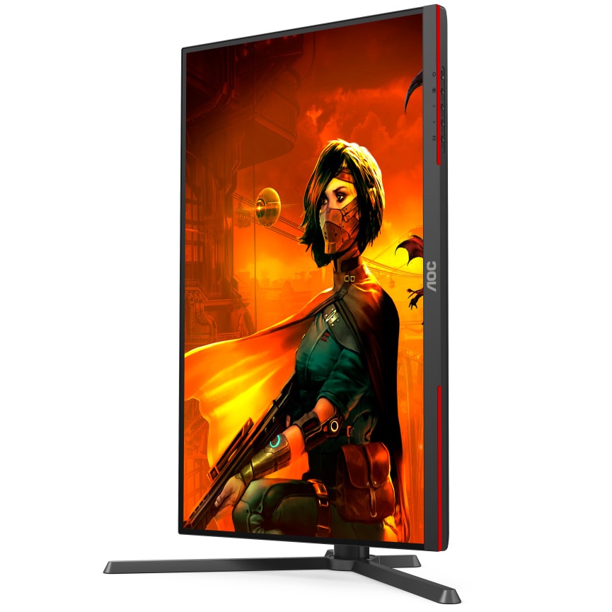 Monitor Gaming AOC, 27", IPS, 4K, UHD, 160Hz, 1ms, HDR400, FlickerFree ...