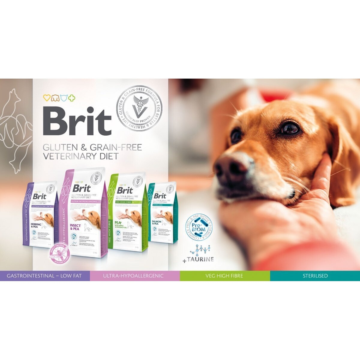 Мокра храна за кучета Brit Veterinary Diets Renal, поддържаща бъбреците ...