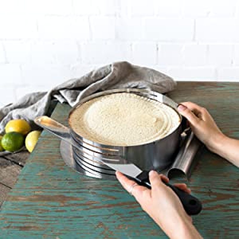 Set 3 piese forme prajituri, longziming, inel pentru tort, cutit pentru ...