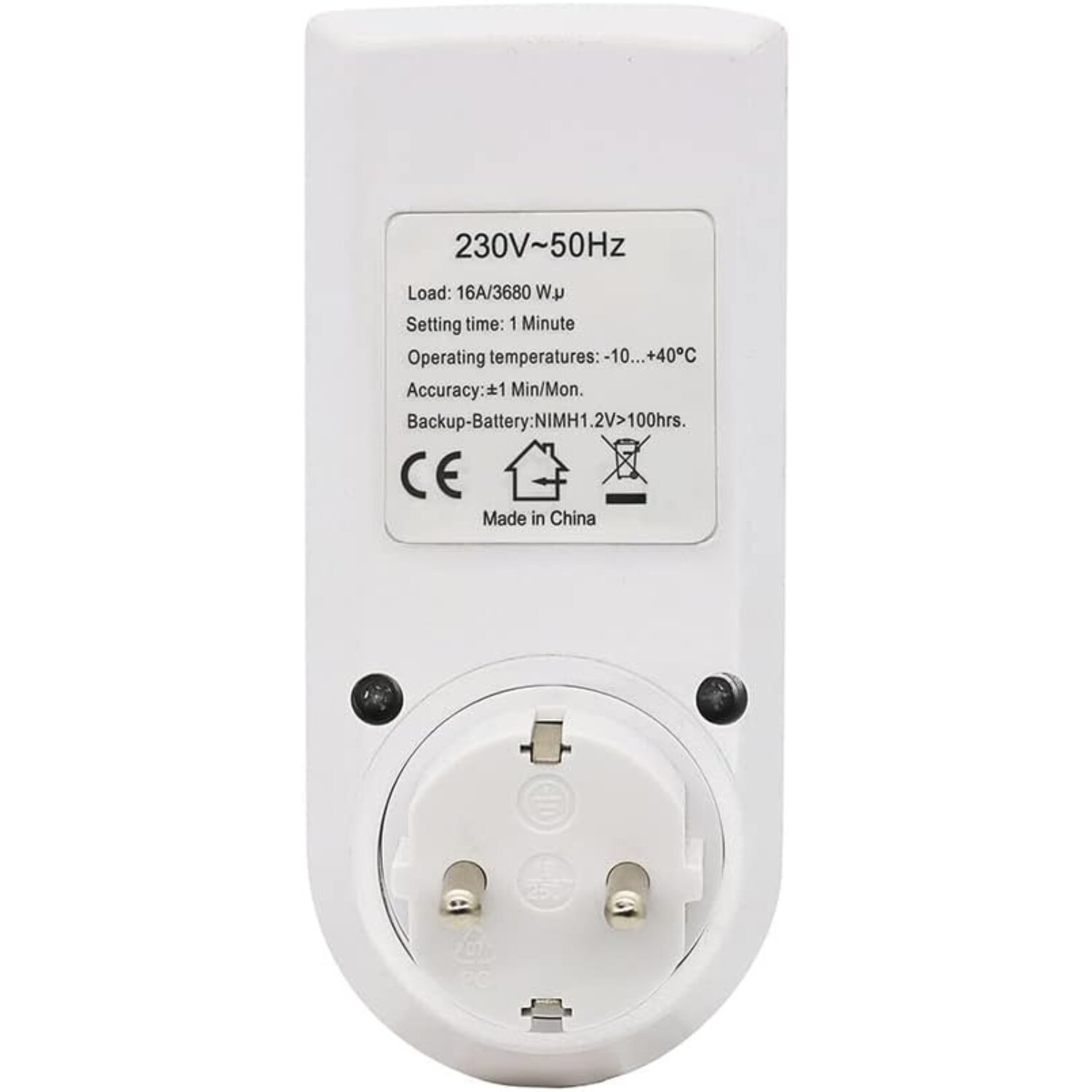 Priza Digitala cu Temporizator Konzmann – Afisaj LED, 10 Programe ...