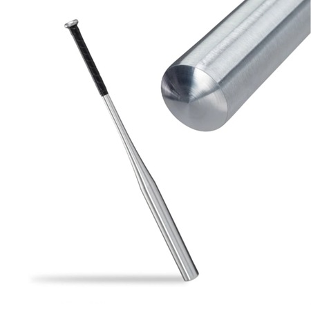 Bata de baseball IdeallStore®, aluminiu, 80 cm, argintiu - eMAG.ro