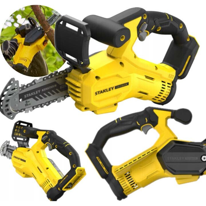 Mini fierastrau cu lant mini Stanley Fatmax SFMCPS415B, 85 taieturi ...