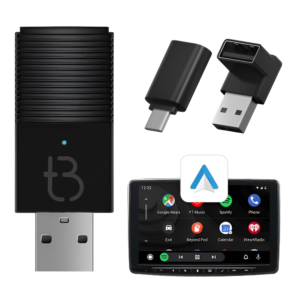 Adaptor Android Auto, mini dongle wireless USB pentru smartphone ...